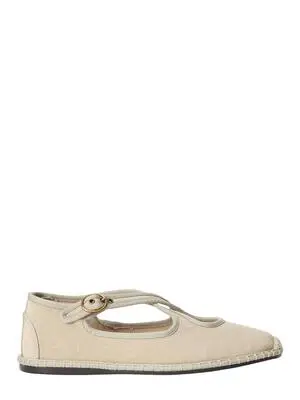 Ralph Lauren Grosgrain Mary Jane Espadrille - Natural