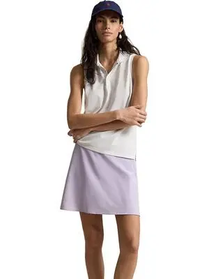 Ralph Lauren Snapped-side Hem Performance Skort - Lovely Lilac Multi