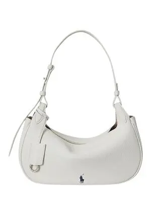 Ralph Lauren Polo Play Leather Shoulder Bag - Paper