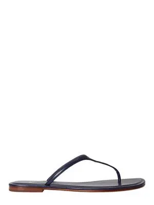 Ralph Lauren Polo Play Leather Thong Sandal - Cosmo Navy