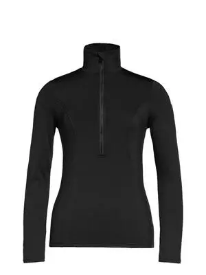 Goldbergh Serena Zip-up Stretch-jersey Top - Black