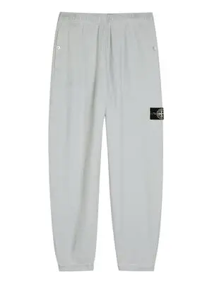Stone Island Reflective Cotton Sweatpants - Blue