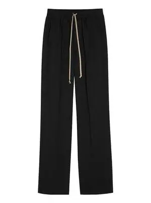 Rick Owens Dietrich Straight-leg Wool Trousers - Black