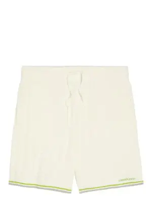 Casablanca Striped Bouclé Shorts - White