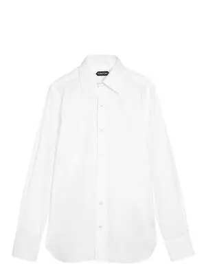 TOM FORD Slim-fit Cotton Shirt - White