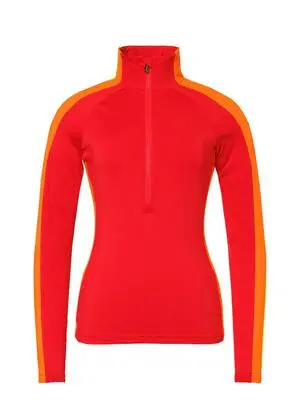 Goldbergh Fuoco Half-zip Stretch-jersey Top - Red