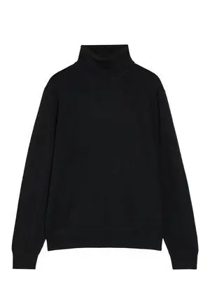 TOM FORD Roll-neck Wool Jumper - Black
