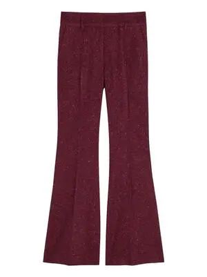 GABRIELA HEARST Rhein Speckled Wool-Blend Trousers