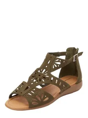 COMFORTVIEW The Milana Sandal - Dark Olive