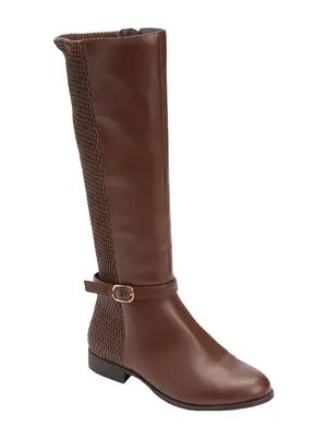 COMFORTVIEW The Reeve Wide Calf Tall Boots - Brown