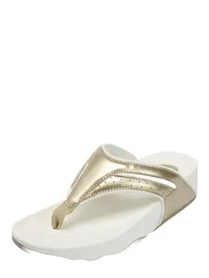 COMFORTVIEW Sporty Slip On Thong Sandal - Gold