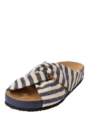 COMFORTVIEW The Reese Slip-on Footbed Sandal - Navy