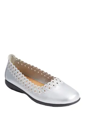 COMFORTVIEW The Vivi Slip-on Flat - Silver