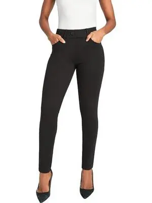 Betabrand 7-pocket Skinny Dress Pant Yoga Pant - Black