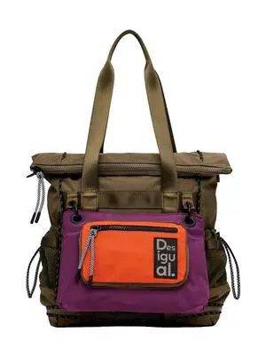 Desigual Canvas Backpack - Khaki