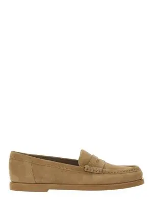 GIANVITO ROSSI Vernon Loafers - Brown - Suede