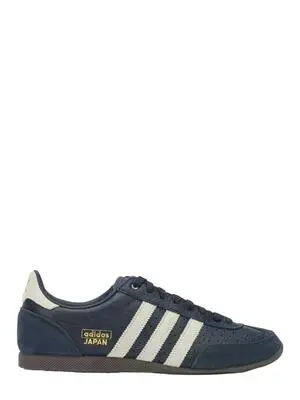 Adidas Striped Leather Sneakers - Blue