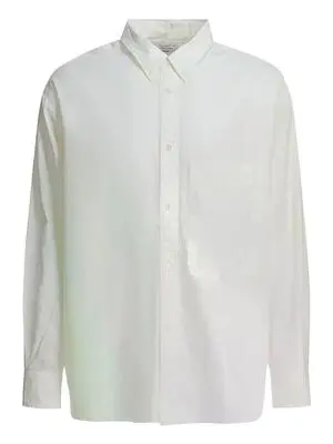 BEAMS Lisa Button-up Chest-pocket Shirt - White