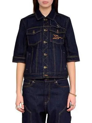 Zadig&Voltaire Kyo Denim Jacket - Brut