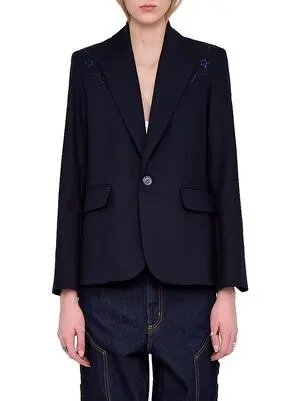 Zadig&Voltaire Vavy Blazer - Encre