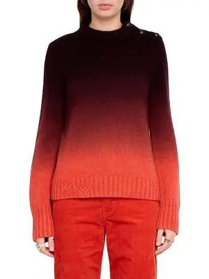 Zadig&Voltaire Malty Cashmere Sweater - Tangerine