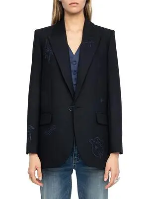 Zadig&Voltaire Vival Blazer - Marine