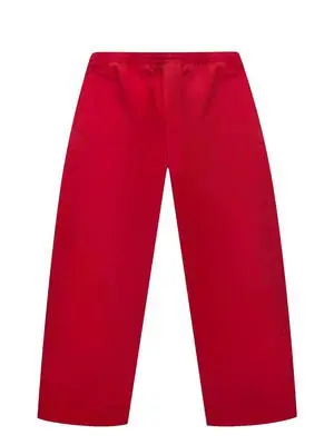 JORDAN Elasticated-waistband Track Pants - Red