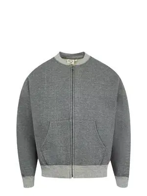 ORSLOW Front-zip Sweatshirt - Grey