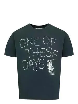 ONE OF THESE DAYS Barbed T-shirt - Grey