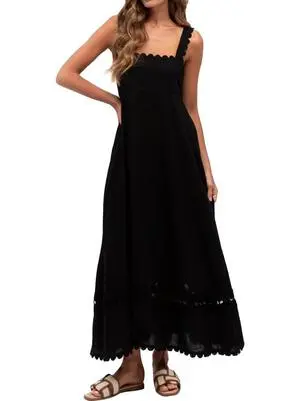 LABEL OF LOVE Allegra Maxi Dress - Black