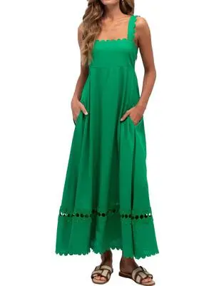 LABEL OF LOVE Allegra Maxi Dress - Green