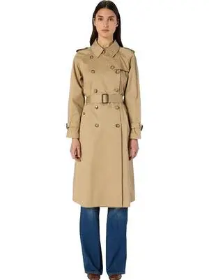Gerard Darel Serge Belted Trench Coat - Beige