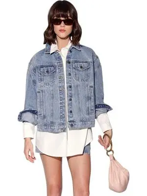 Walter Baker Eryn Denim Jacket - Light Wash