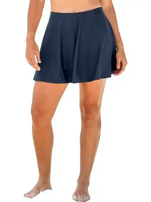 SWIM 365 Compression Swim Skirt - Navy
