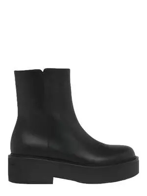 GIANVITO ROSSI Hiro Biker Booties - Black Calf Leather