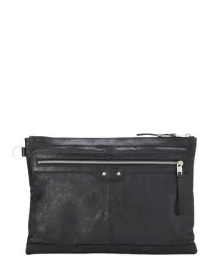 Balenciaga Agneau Clutch - Black