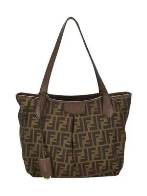 Fendi Zucca Grande Shopping Tote - Brown
