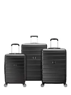 DELSEY PARIS 3-piece Hardside Spinner Suitcase Set - Black