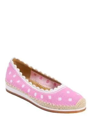 COMFORTVIEW Franny Slip-on Flat - Mauve Dot