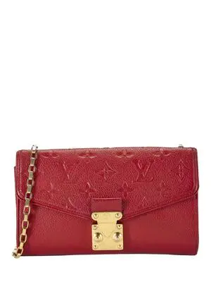LOUIS VUITTON Saint Germain Shoulder Bag - Red