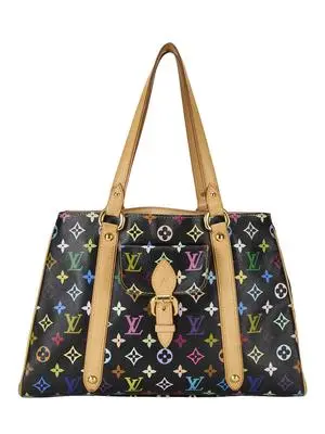 LOUIS VUITTON Takashi Murakami X Monogram Multicolore Aurelia - Black