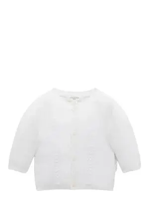 PUREBABY Essentials Layette Cotton Cardigan