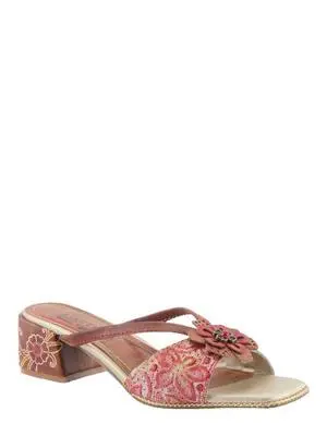 SPRING STEP SHOES Europa Sandal - Brown Multi