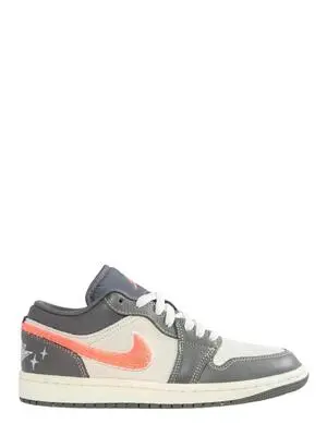 JORDAN Air 1 Low Star-Motif Sneakers Grey