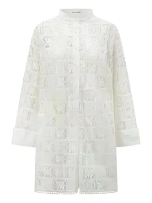 INTO THE EAST Embroidered Blouse - White