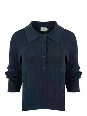 DEIJI STUDIOS Polo Top - Blue