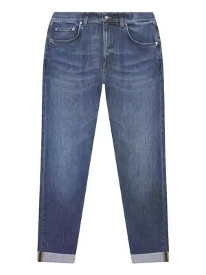 DONDUP Cuff-hem Jeans - Blue