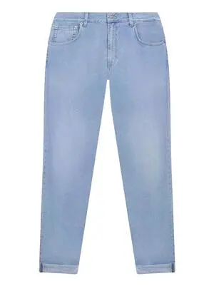 DONDUP Cuffed Hem Jeans - Blue