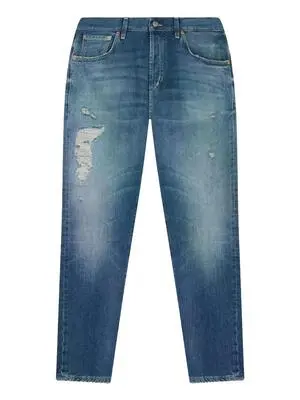 DONDUP Distressed Trousers - Blue