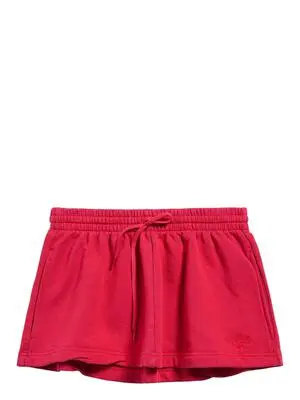 Balenciaga Lion Football Shorts Mini Skirt - Red